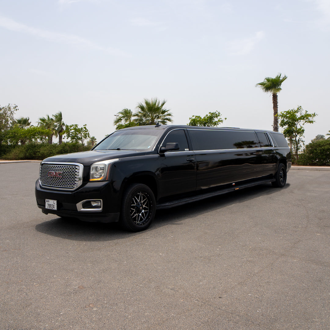 GMC Hulk Stretch Limo Chauffeur Dubai