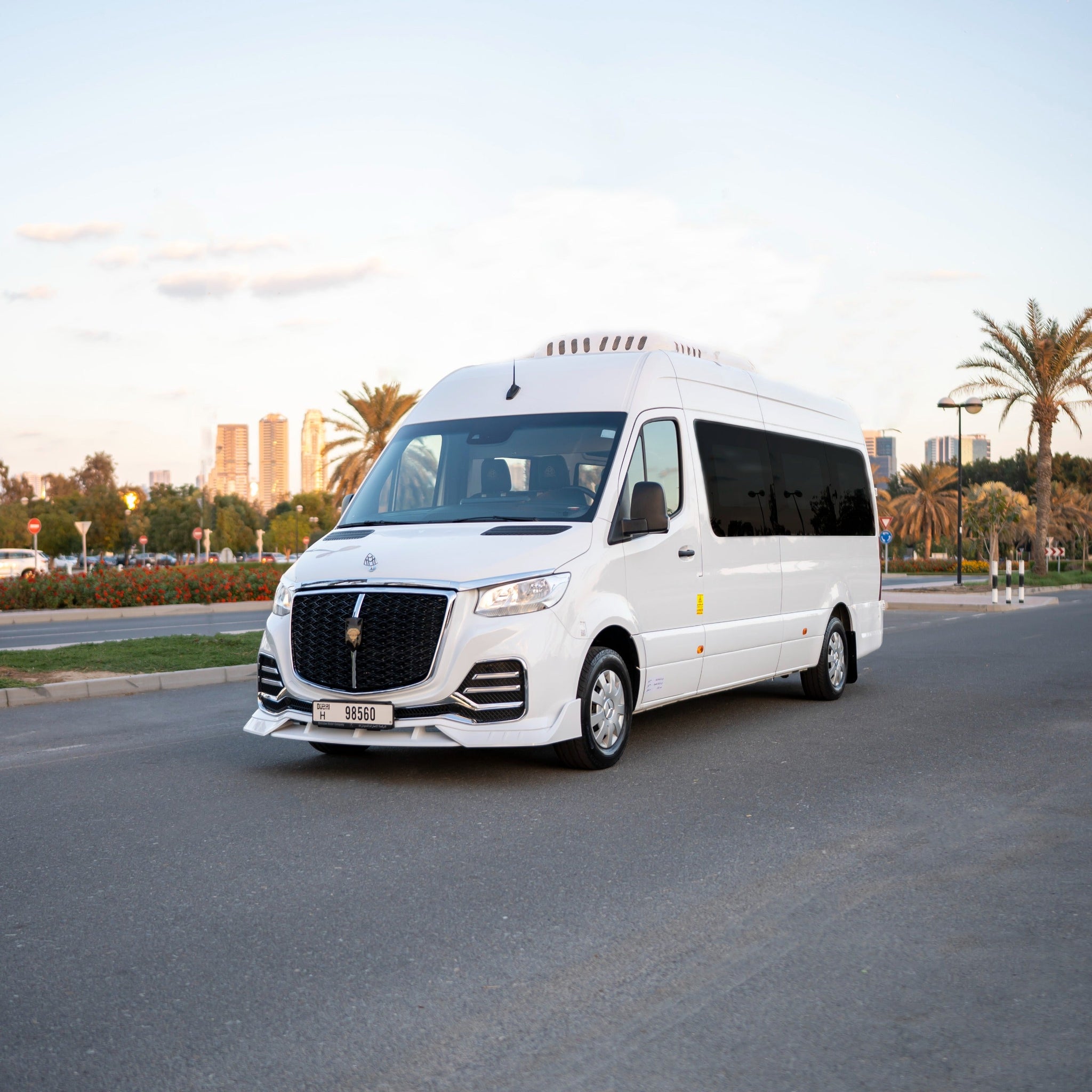 Diamond Maybach Sprinter 14 Seater | Luxury Van Rental Dubai